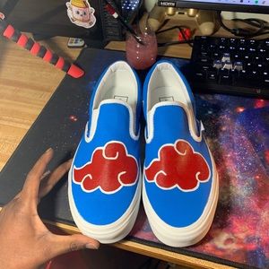 Vans | Shoes | Custom Akatsuki Vans | Poshmark